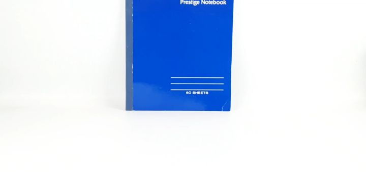 Corona Prestige Notebook 127 x 178 mm - Blue padded notebook corona ...