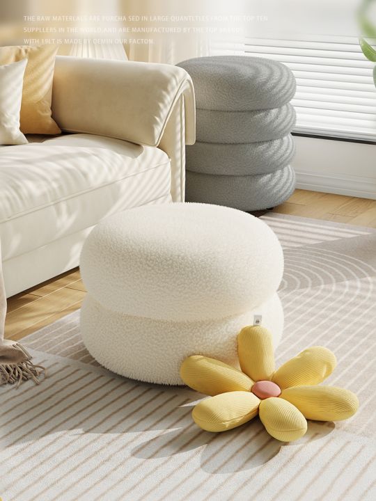 Low Stool Small Stool For Home Bench Internet Celebrity Small round ...