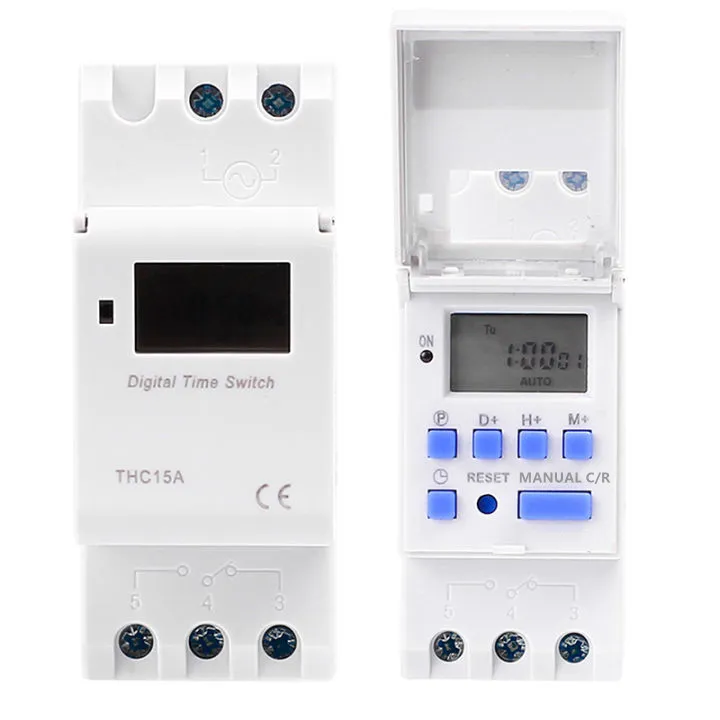 Timer Switch Din Rail Digital Weekly Programmable Electronic