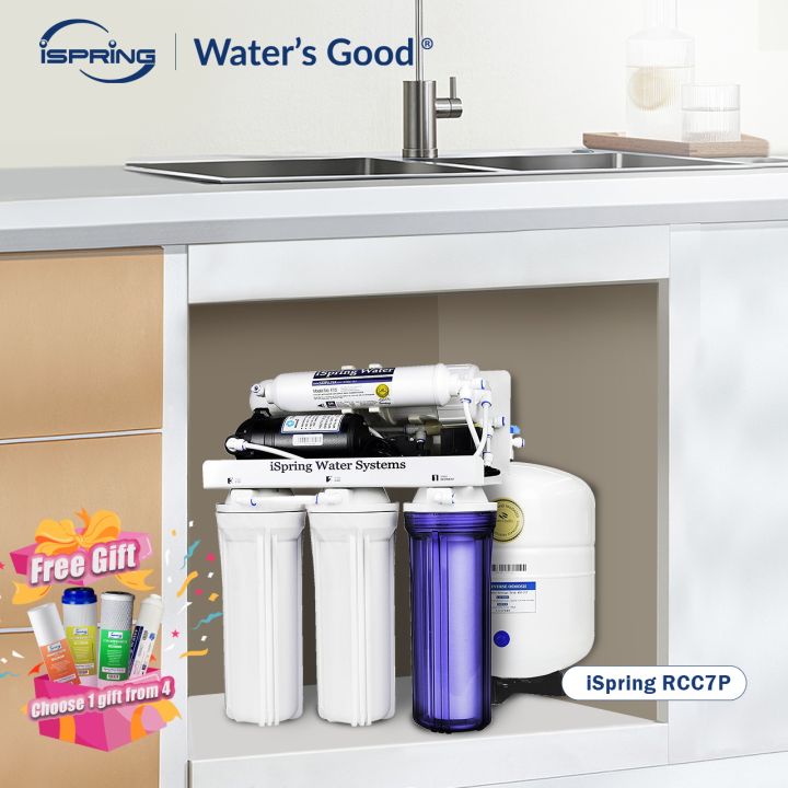 iSpring RCC100P High Capacity 5-Stage Under Sink Water Filter Reverse ... iSpring RCC100P High Capacity 5-Stage Under Sink Water Filter Reverse ...