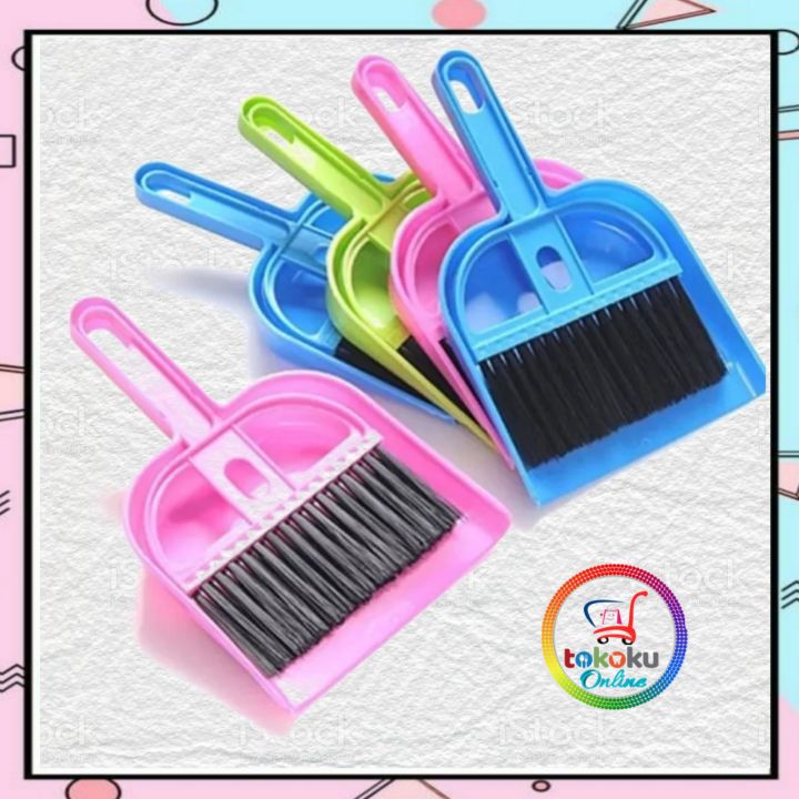 Sapu Mini Plus Serokan atau Sapu Plus Pengki Set Dustpan Set | Lazada ...