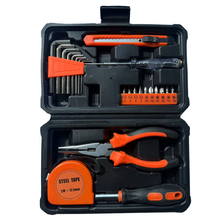 Kit alat rumah dengan Toolbox-alat pembaikan rumah & DIY lengkap Set ...