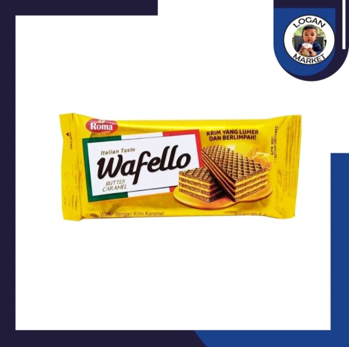 Roma Wafello Butter Caramel Wafer Kecil 10Pcs 10 Pcs | Lazada Indonesia
