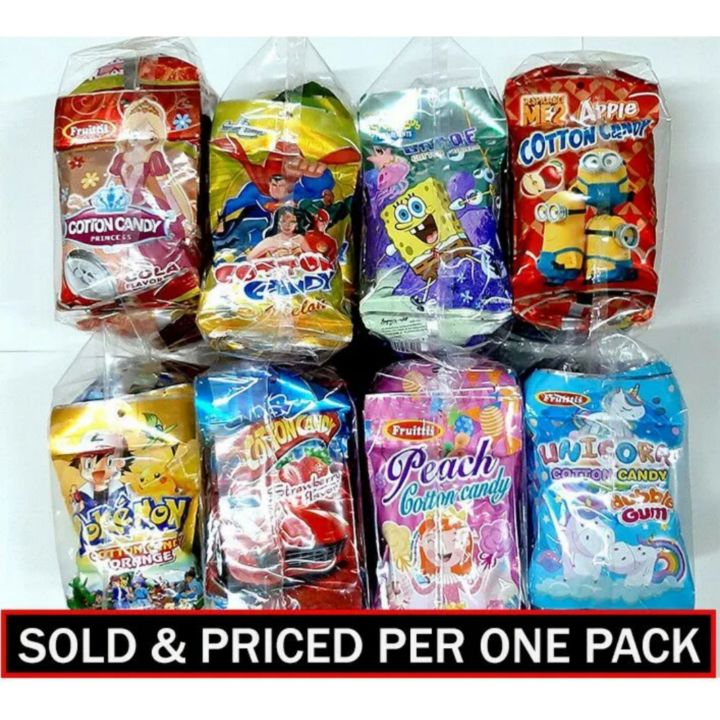 Alyssa Luis 12pcs ONE FLAVOR PER PACK COTTON CANDY RANDOM CHARACTER ...