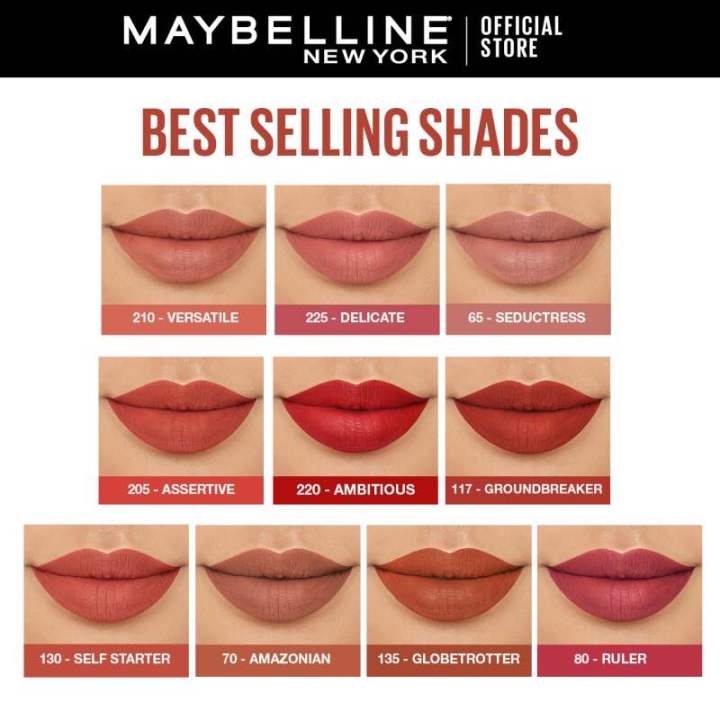 Maybelline Superstay Matte Ink Liquid Matte Lipstick Make up | Lazada Indonesia