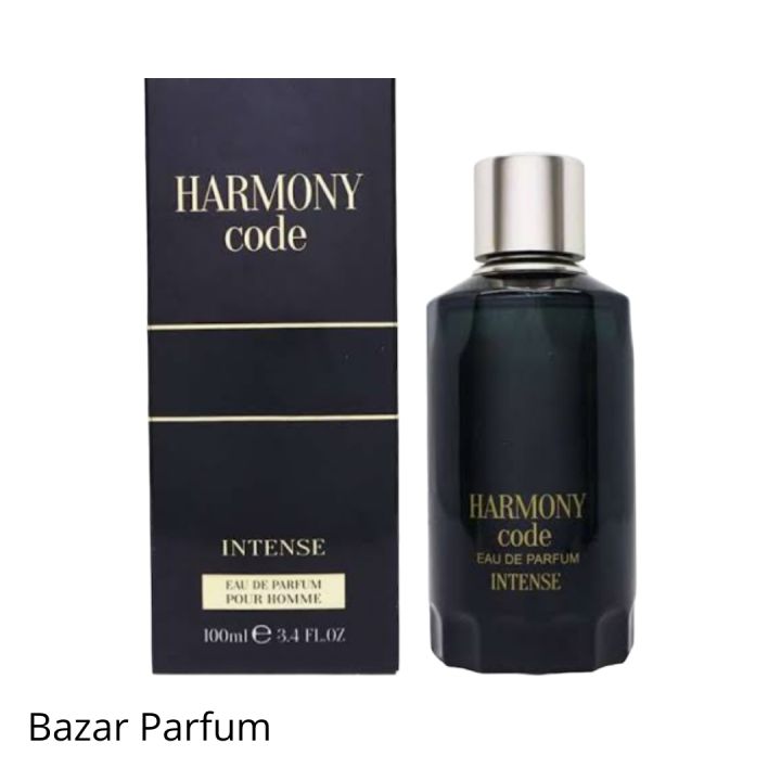 Parfum Pria Fragrance World Harmony Code Intense Pour Homme EDP ...