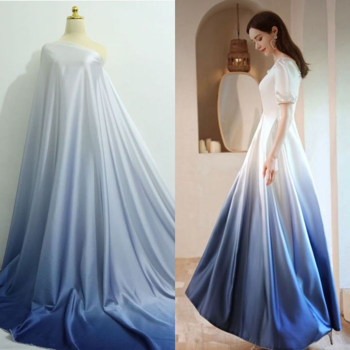 kain silk gradasi | bahan meteran import | bahan ombre | bahan ...