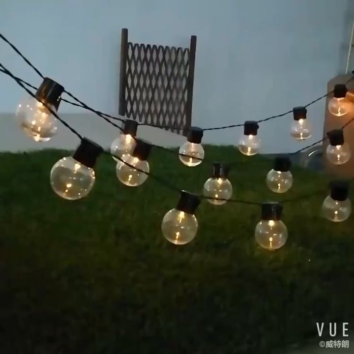 [Philippines Spot] Solar LED String Lights Outdoor 10/ 20/30 bulbs ...