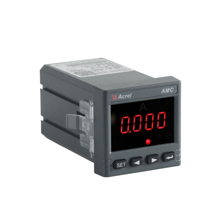 Acrel Single Phase Ammeter AC1A/5A Digital Panel Meter AMC48-AI/C LED Display Multifunction ...