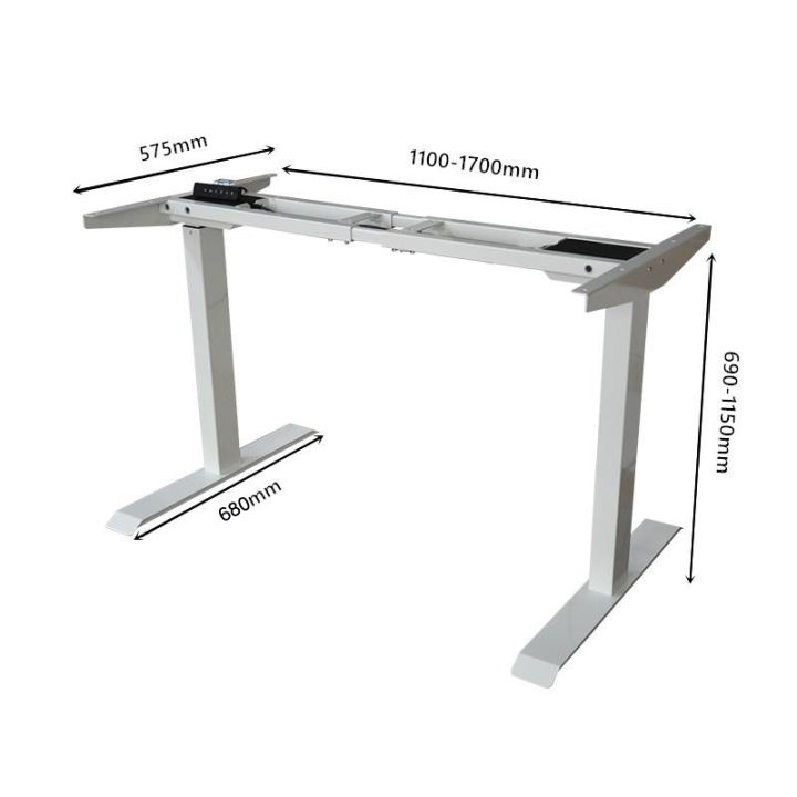 Dual Motor Electronic Desk Frame and Legs for Large Size Table Top with ...