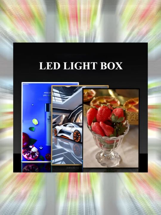 LED Light Box Menu Board LED Display Advertising Sign Board For Coffee ...