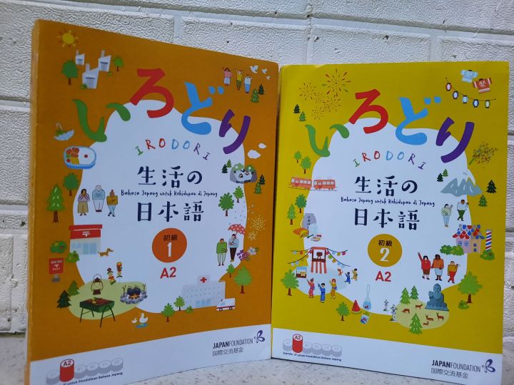 BUKU IRODORI (bahasa jepang untuk kehidupan di jepang) a2 jilid 1 dan jilid 2 | Lazada Indonesia