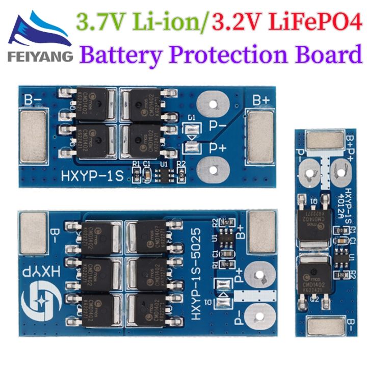 BMS 1S 12A 16A 24A 3.7V LiFePO4 Lithium Battery Protection Board 18650 4.2V Charging Voltage ...