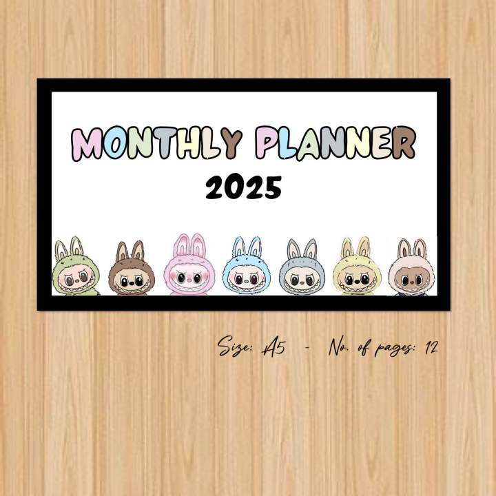 Labubu Monthly Planner 2025 | Lazada PH