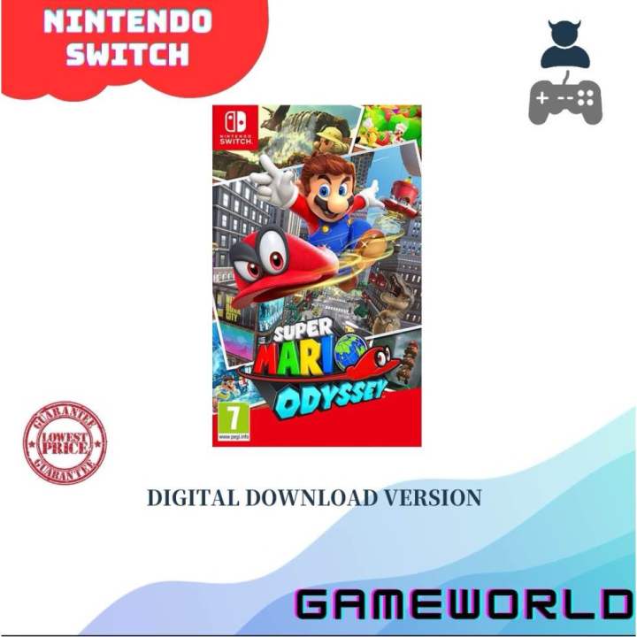 Super Mario Odyssey Nintendo Switch Digital Download Normal Version ...