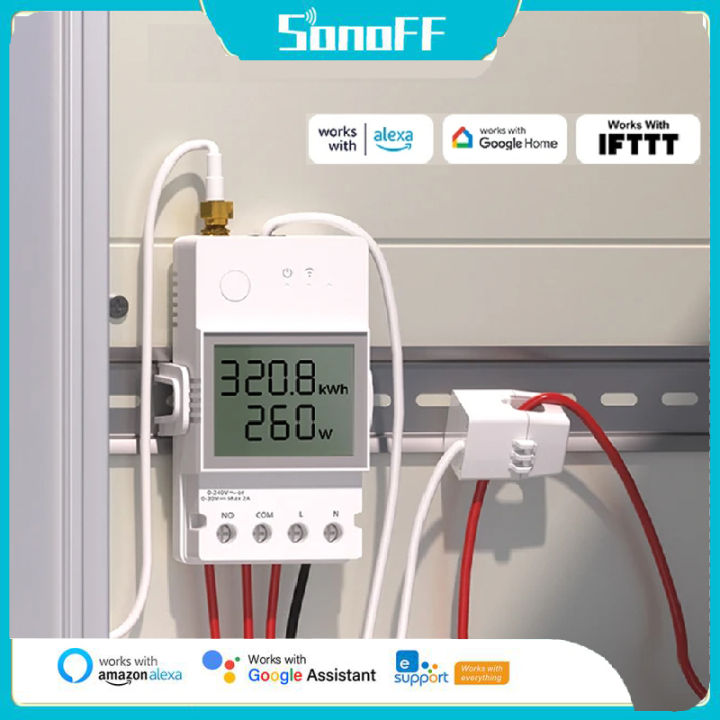 SONOFF POWCT Ring Smart Power Meter ESP32 Chip Current Transformer 100A ...