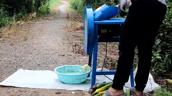 Chopper Napier Rumput Agricultural Material Shredder Cutting Grass ...