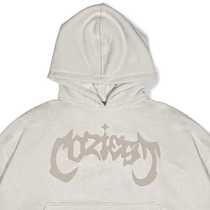 Coziest® Beige Puff Hoodie | Lazada PH