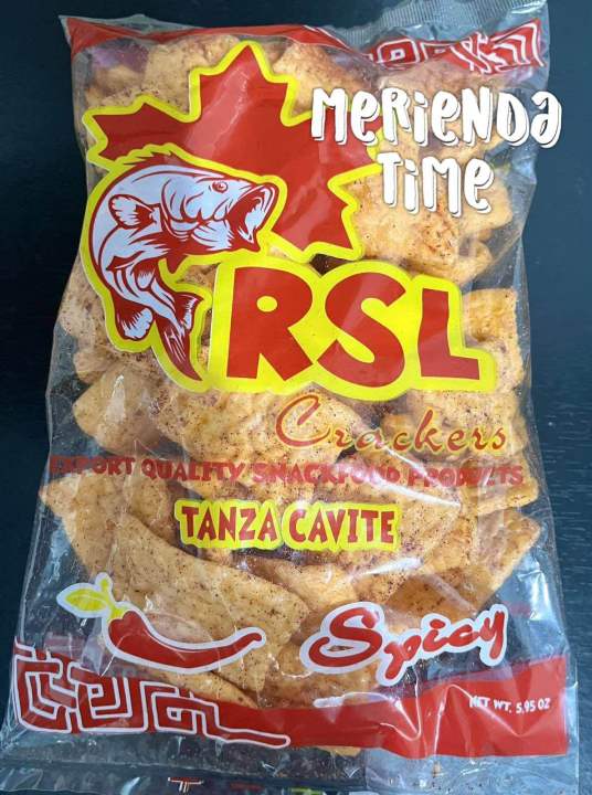 FISH CRACKERS - RSL Fish Crackers Spicy Pouch 140g | Lazada PH