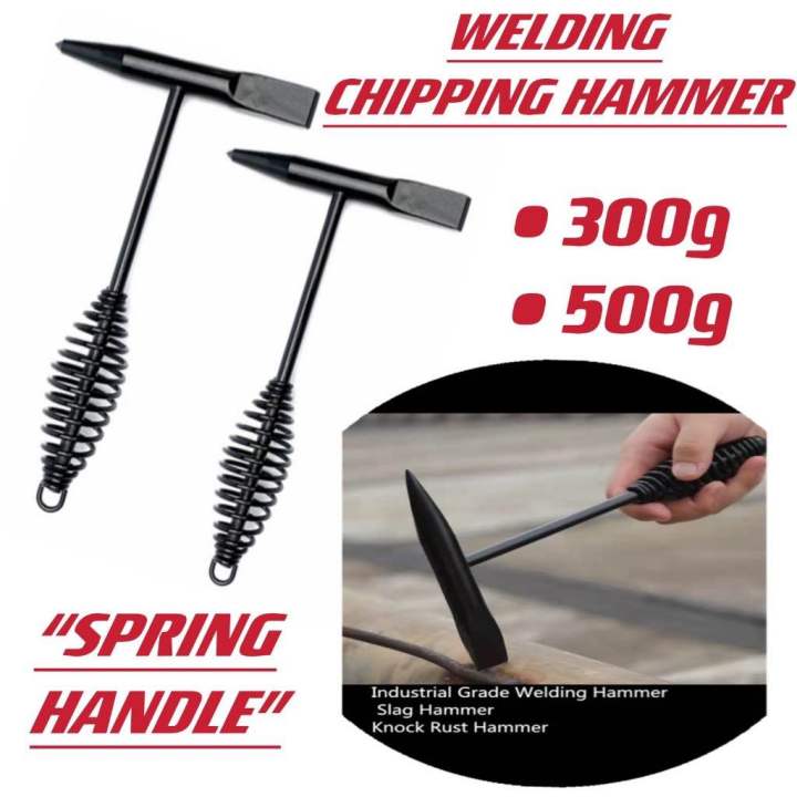 Welding Chipping Hammer Spring Handle Industrial Grade Welding Hammer ...