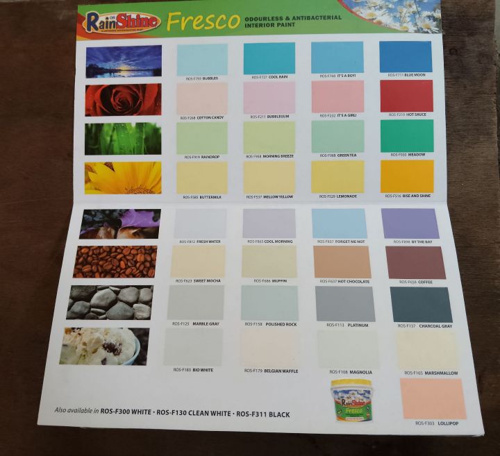 COLOR CHART RAIN OR SHINE FRESCO COMPLETE GUIDE | Lazada PH COLOR CHART RAIN OR SHINE FRESCO COMPLETE GUIDE | Lazada PH