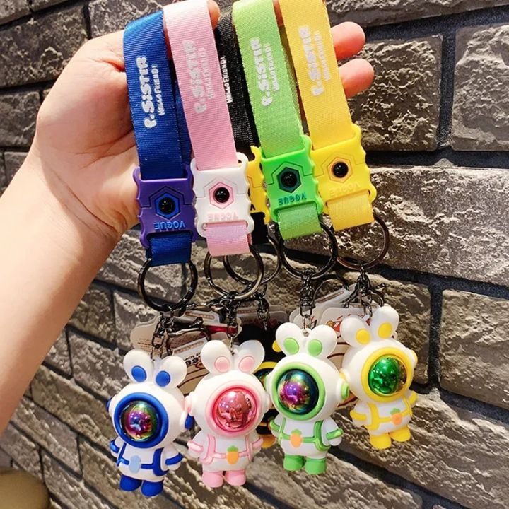 Móc Khóa Thỏ Củ Cải Hoạt Hình 2023 Móc Khóa Búp Bê Phi Hành Gia Dễ ...