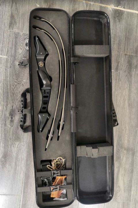 【In Stock】 Takedown Recurve Bow Case Hard Shoulder Storage Arrows ...