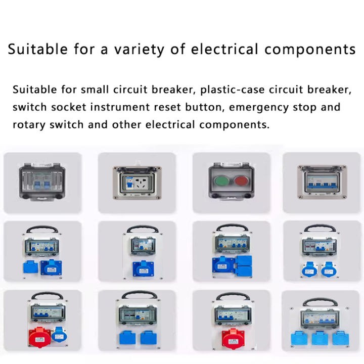 IP67 Transparent Protection Electric Junction Box Panel Cover ...