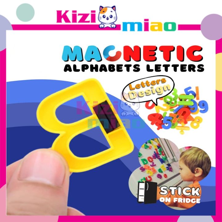 Magnetic Colourful Alphabets Letters Toys Numbers Shapes Block Fridge ...