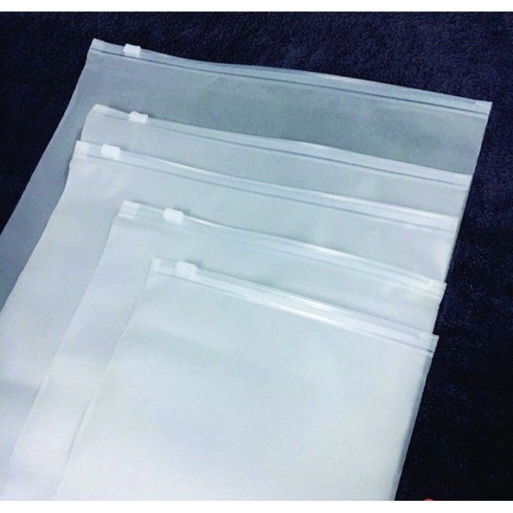 frosted zip resealable lock shipping packaging clothes bag thick ...