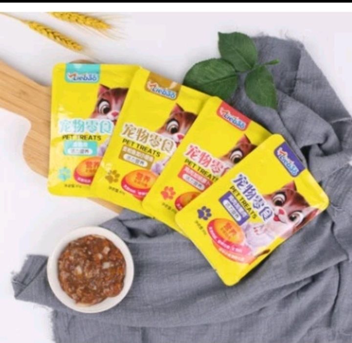 Pate sốt nội địa Trung Liebao gói 80g- Pate cho mèo | Lazada.vn