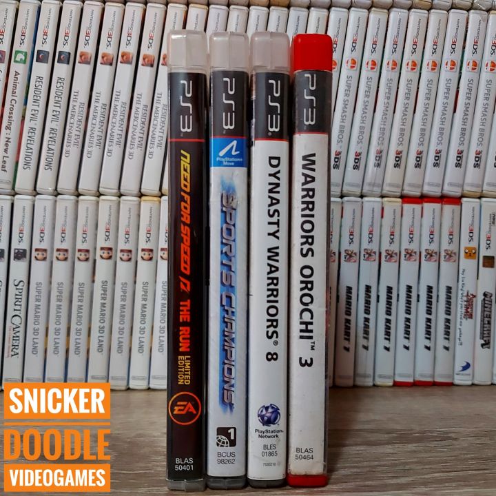 PS3 Games: Warriors Orochi 3 R3•Dynasty Warriors 8 R2•Sports Champions ...