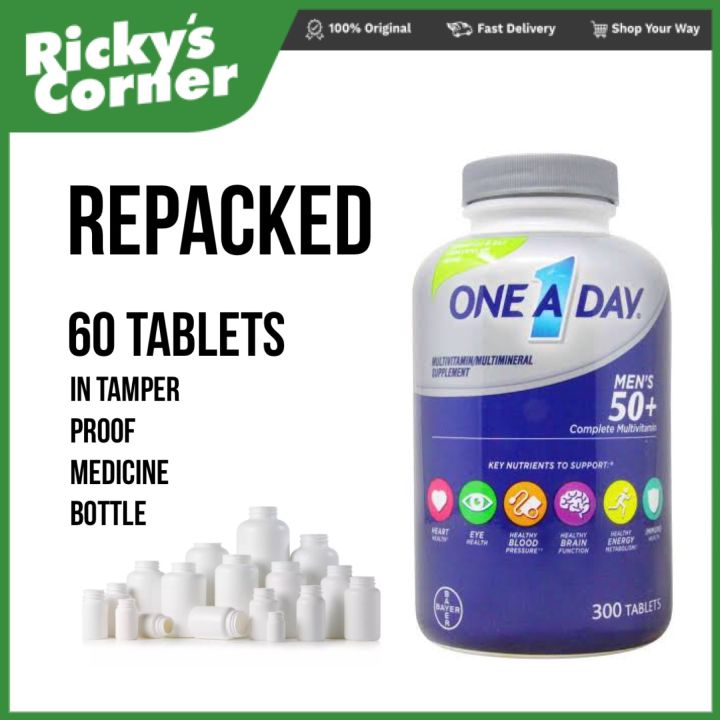 REPACKED One a day men 50+ 60 tablets 100% AUTHENTIC | Lazada PH