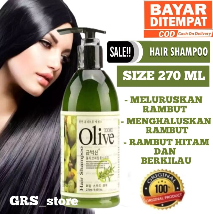 SHAMPO PELURUS RAMBUT OLIVE SHAMPO KOREA SHAMPOO PELEBAT RAMBUT SHAMPOO ...