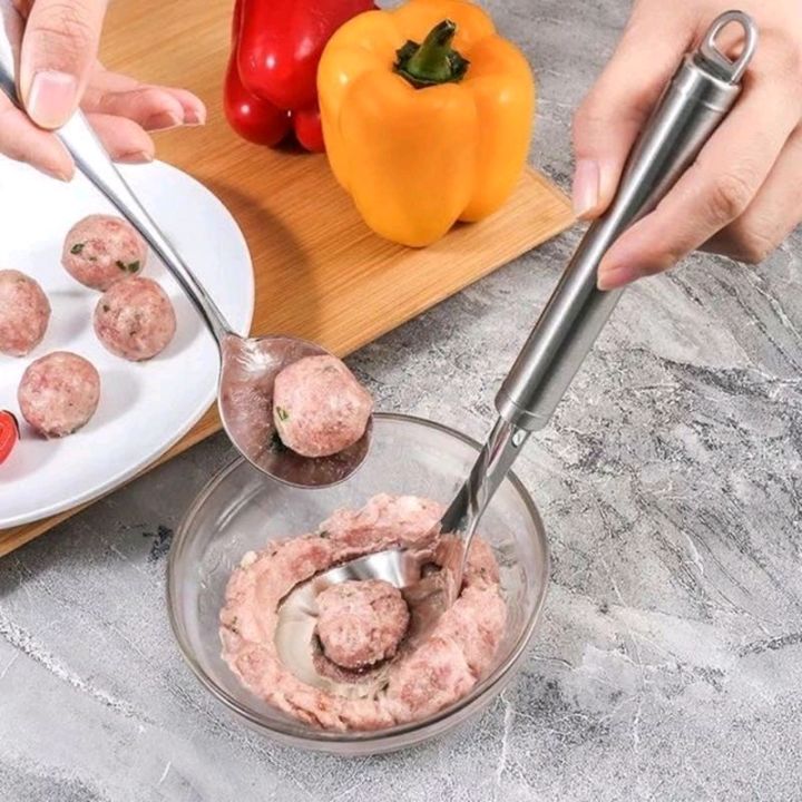 Sendok Cetakan Bakso Stainless Steel / Cetakkan Bakso | Lazada Indonesia