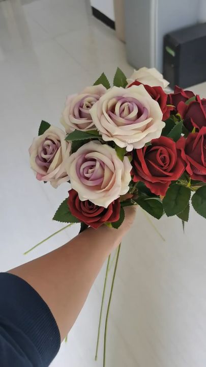 Bunga Artificial Mawar Tangkai /satu tangkai bunga mawar | Lazada Indonesia