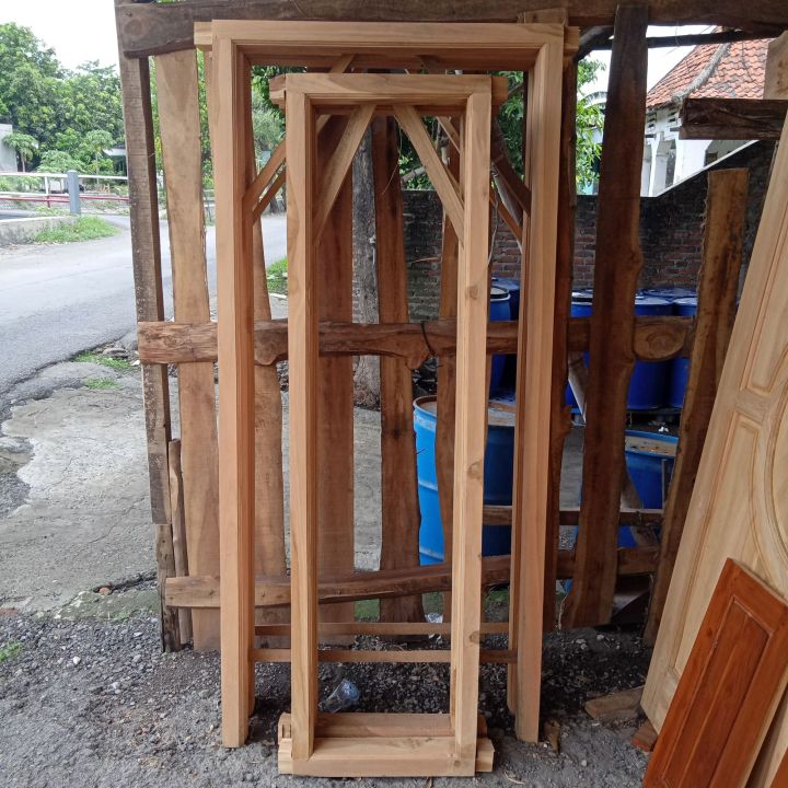 Kusen Pintu & Jendela kayu jati | Lazada Indonesia