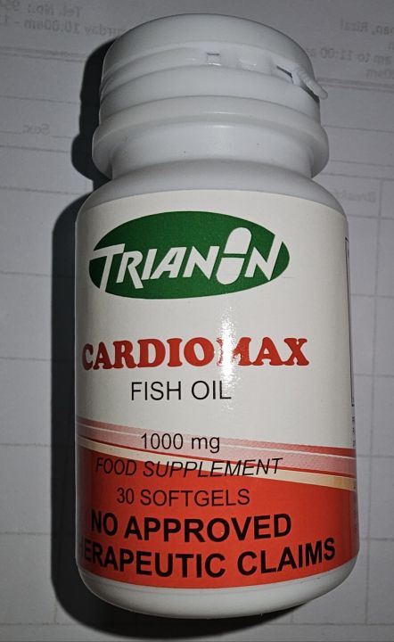 CARDIOMAX FISH OIL , 1000 MG , 30 SOFTGEL | Lazada PH