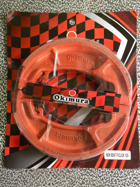 Okimura Brake Shoe New Beat Fi / Click 125i | Lazada PH