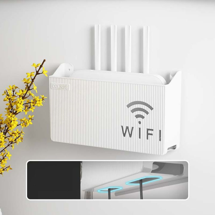 Wifi Router Storage Box Wall Hanging Wifi Box Wireless Storage Boxes ...