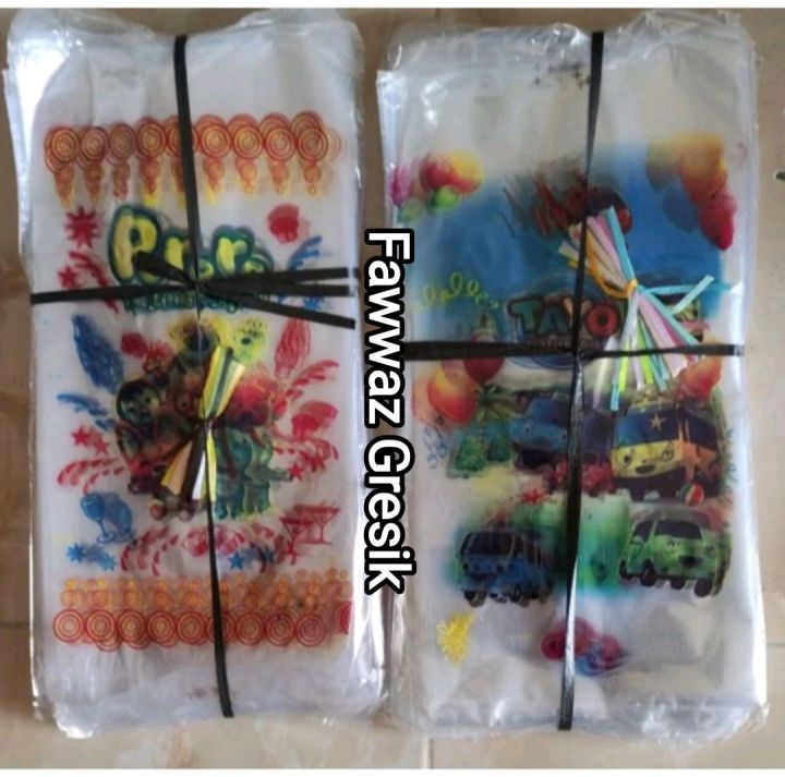Kantong Plastik Bungkus Snack / Jajan Untuk Anak Anak Ulang Tahun ...