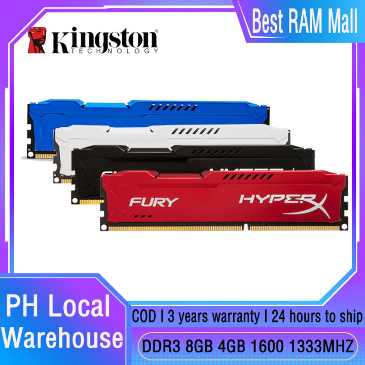【Free shipping】Kingston HyperX DDR3 RAM 4GB 8GB 1866/1600/1333MHz PC3-12800/10600 240Pin 1.5v ...