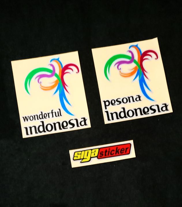 Stiker Pesona Indonesia Sticker Wonderful Indonesia Cutting | Lazada ...
