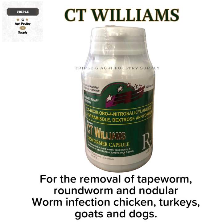 CT WILLIAMS Dewormer - per capsule | Lazada PH