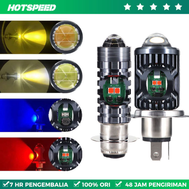 HO Lampu Utama Depan Motor Bebek Matic H6 Laser D3 Dekat Putih Kuning ...