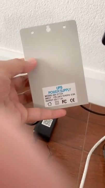 FOFO UPS สำรองไฟ 12V 2A ups กล้องวงจรปิด สํารองไฟกล้องวงจรปิด ไฟดับใช้ ...