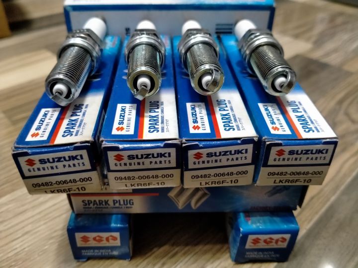Suzuki Spark Plug set of 4 NGK LKR6F-10 for Suzuki Swift 1.2, Suzuki ...