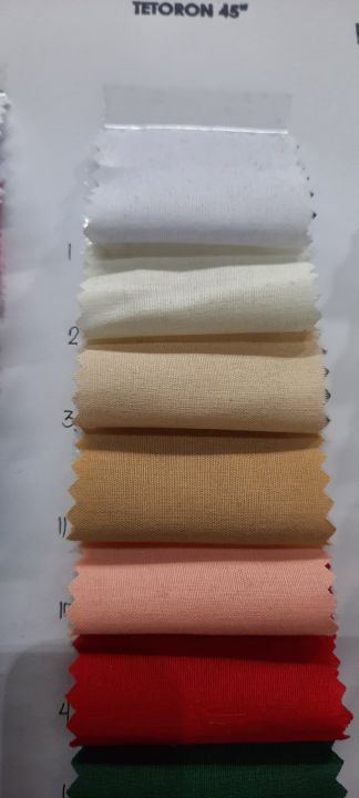 Uniform Tetoron Tela 45” (Per Yard) | Lazada PH