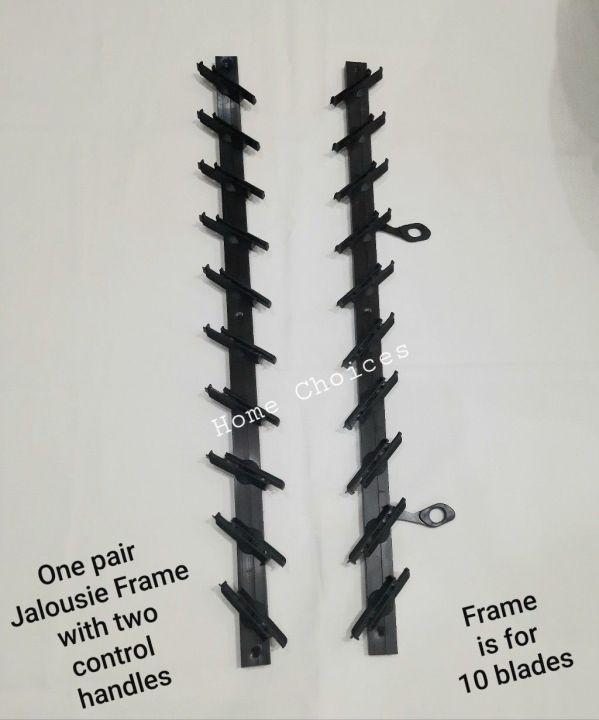 Jalousie Window Frame Strip (10-Blade) One Pair | Lazada PH