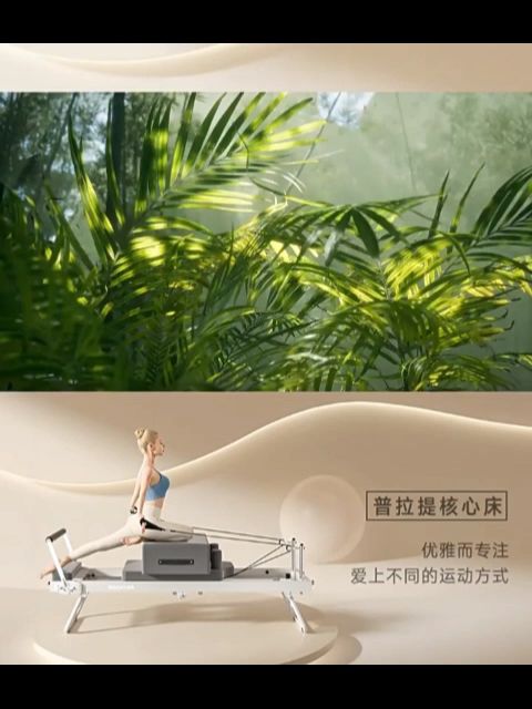 Pilates Reformer Machine Pilates Core Bed Body Balance Machine Training ...